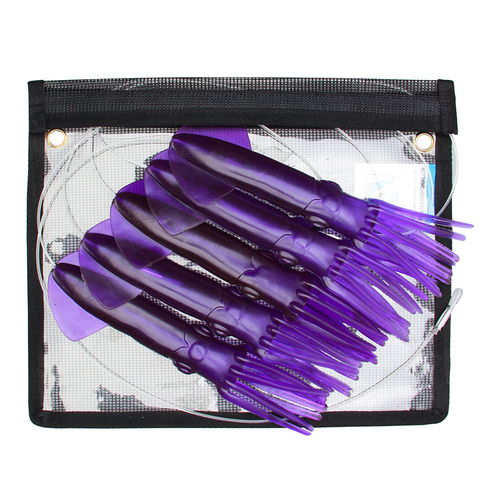 Deep Purple Pre-Rigged SR Squid Chain – Fathom Offshore